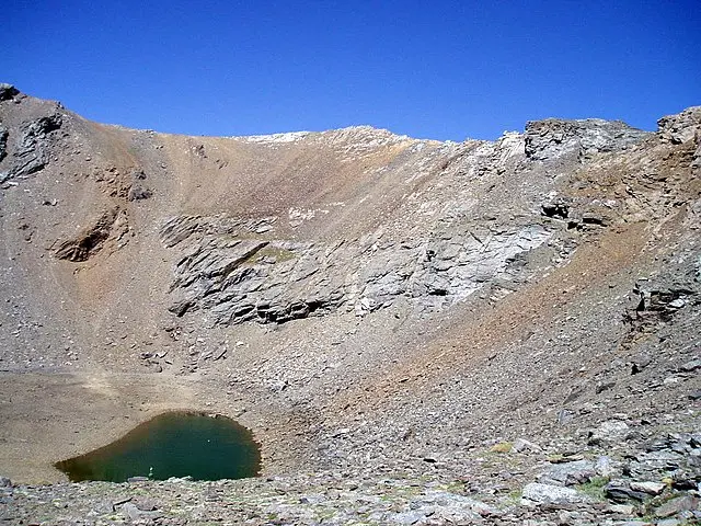 Laguna de la caldera: un oasis volcánico en sierra nevada | ORI ALNITAK