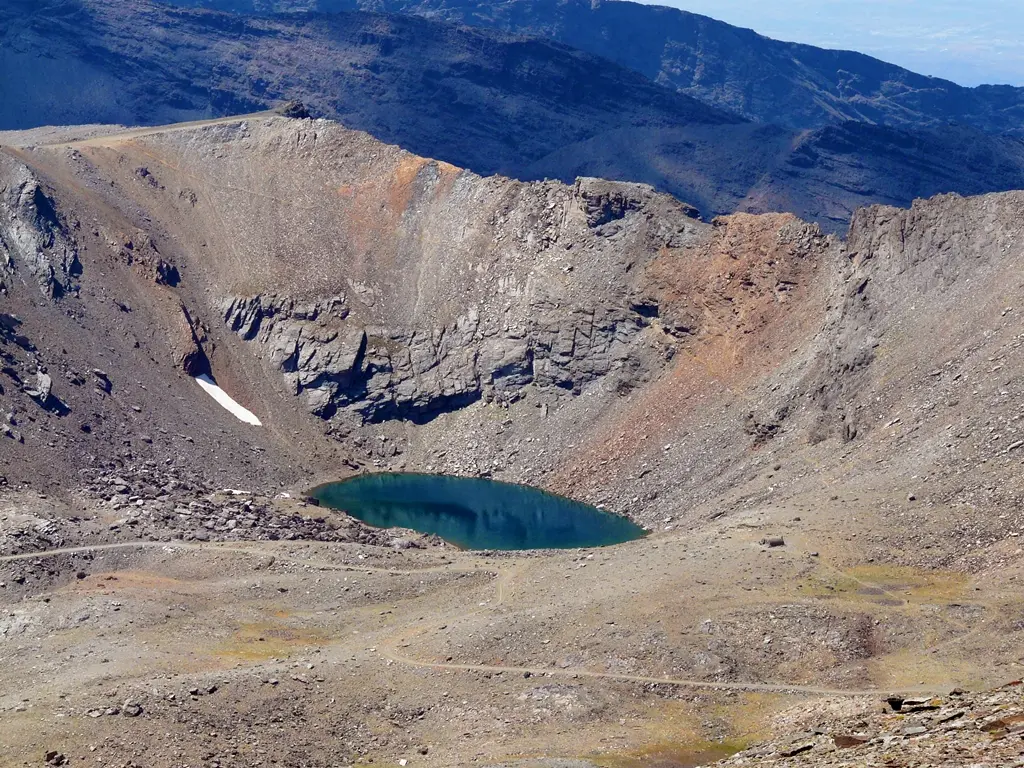 Laguna de la caldera: un oasis volcánico en sierra nevada | ORI ALNITAK